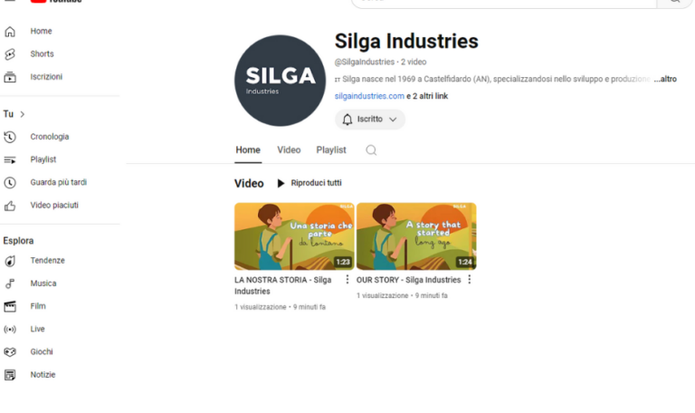 Silga Industries channel is on air on Youtube! - Silga Beyond Surfaces