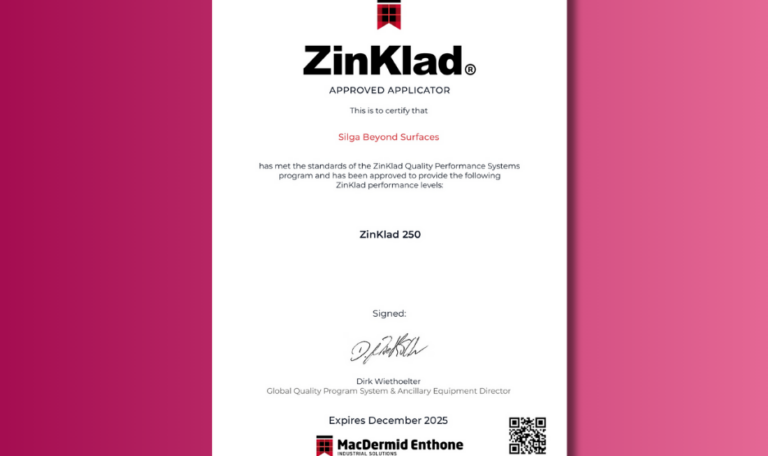 Silga Beyond surfaces achieves the Zinklad 250 certification - Silga ...